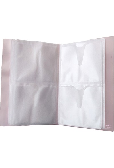 Comix Pembe Renk 48 Li CD Saklama Organizeri