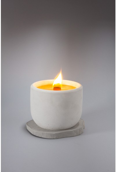 The Goatz Candles Vanilya Kokulu Büyük Boy Dekoratif Soya Mumu