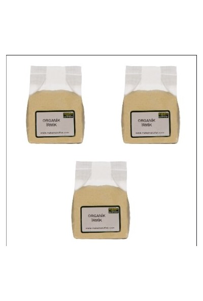Organik Irmik (3 x 250 G)