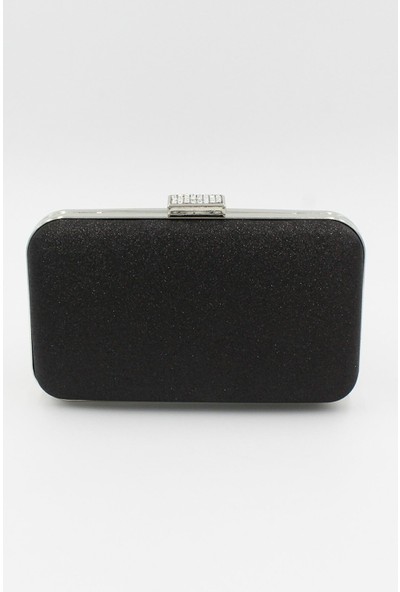 Efnan Store Siyah Kum Simli Abiye Çanta Efnan Store Siyah Kum Simli Abiye Çanta