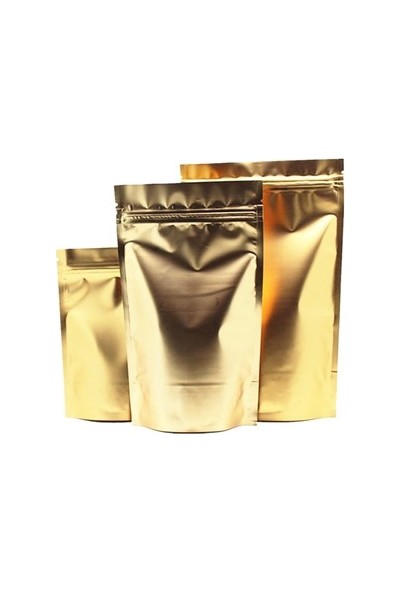 MSB Ambalaj Doypack Gold Kilitli 16X27*8 50 Li MSB Ambalaj Doypack Gold Kilitli 16X27*8 50 Li
