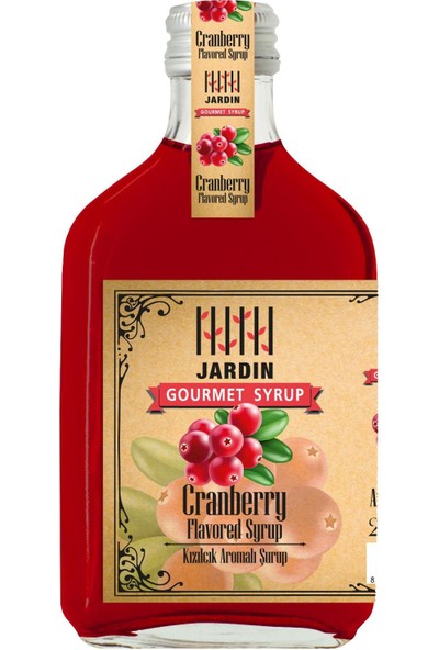 Jardin Kızılcık Aromalı Şurup 200 ml