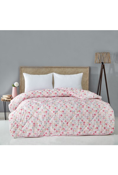 Komfort Home Baskılı Çift Kişilik Microfiber Yorgan + 2 Yastık