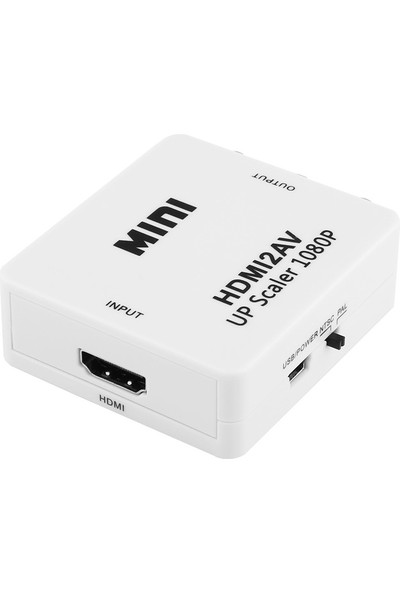 Alfais 4552 HDMI To Av Rca Tos Video Çevirici Dönüştürücü Adaptör Alfais 4552 HDMI To Av Rca Tos Video Çevirici Dönüştürücü Adaptör