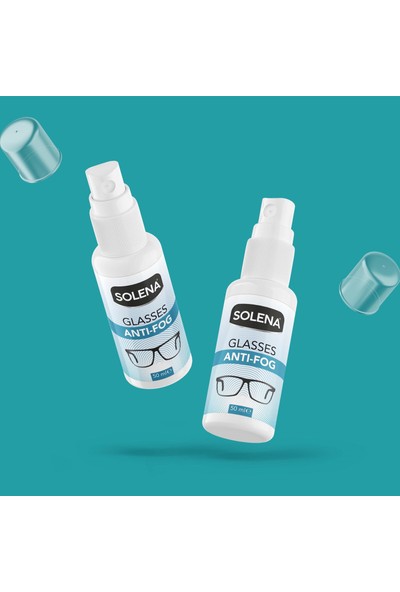 Solena Antifog Gözlük Buğu Önleyici Sprey 50 ml 2'li Set