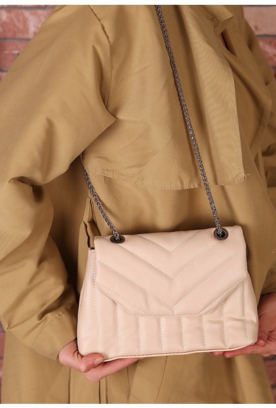 Xmlcim Feon Krem Cilt Çanta