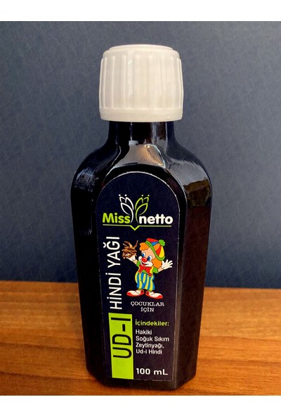 Missnetto Udi Hindi Yağı 100 ml (Çocuklar Için) Missnetto Udi Hindi Yağı 100 ml (Çocuklar Için)