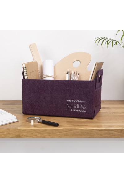 Ocean Home Mürdüm Keçe Sepet