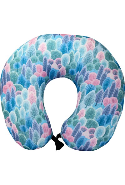 Chizgy Dijital Baskılı Ortopedik Seyahat Boyun Yastığı
