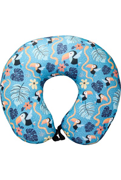 Chizgy Dijital Baskılı Ortopedik Seyahat Boyun Yastığı