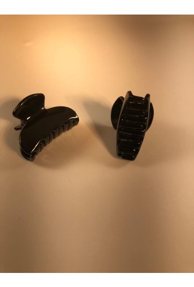 Toee Shop Siyah Renk 2'li Toka