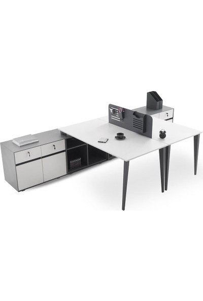 Akr Ofis Cross Workstation Masası