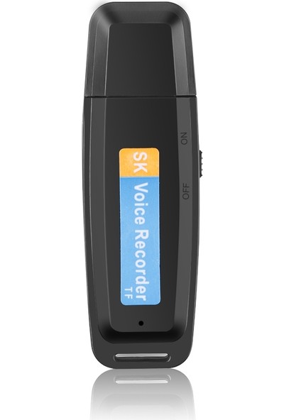 Sunsky Şarj Edilebilir Taşınabilir USB Dijital Ses Ses Kaydedici, 32GB Siyah (Yurt Dışından)