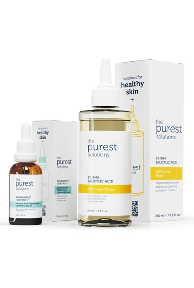 The Purest Solutions Yağlı ve Karma Ciltlere ,gözenek Görünümü Azaltmaya Yardımcı, Siyah Nokta Önleyici Cilt Bakım Seti TPS136 The Purest Solutions Yağlı ve Karma Ciltlere ,gözenek Görünümü Azaltmaya Yardımcı, Siyah Nokta Önleyici Cilt Bakım Seti TPS136