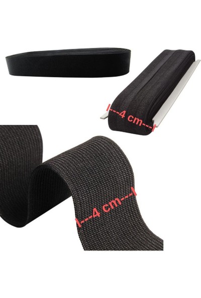 Hellove Don Lastiği 4 cm Paça Bel Lastiği Bavul Maske Lastiği Hellove Don Lastiği 4 cm Paça Bel Lastiği Bavul Maske Lastiği