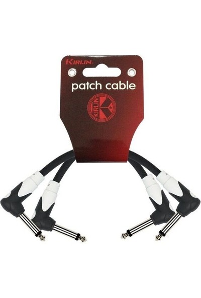 Kırlın LG2-203-BK Black 2'li Pedal Ara Kablosu