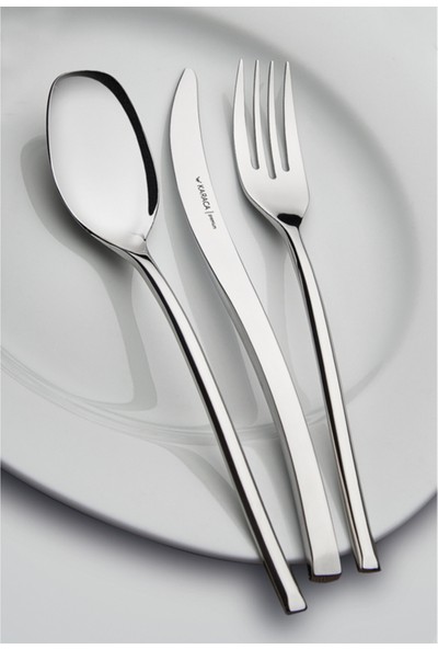 Karaca Dora 84 Parça 12 Kişilik 316 Çelik Premium Çatal Kaşık Bıçak Seti