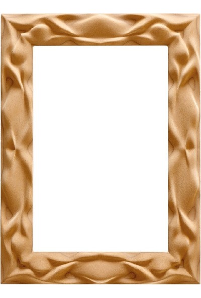 Bendegan 92'lik 3D Buruşuk Ayna Çerçevesi Ham Cilasız