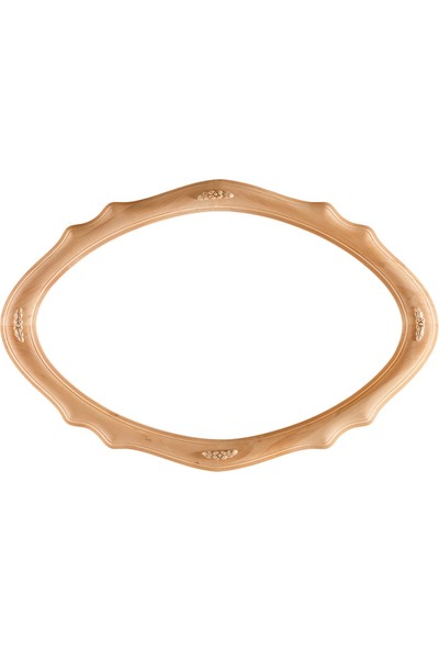 Bendegan Büyük Hareketli Oval Ayna Çerçevesi Ham Cilasız