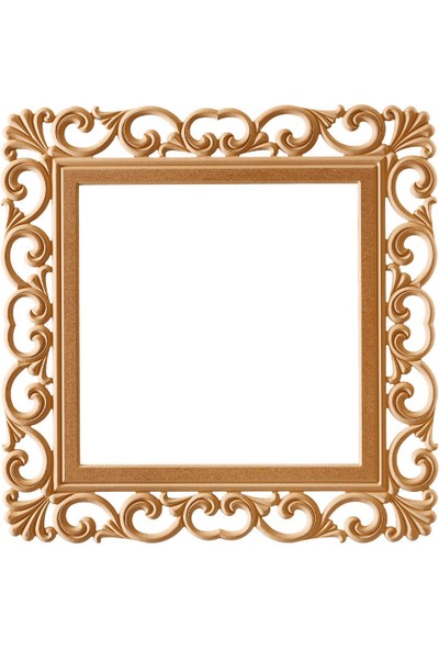 Bendegan 80'lik Lilyum Kare Ayna Çerçevesi Ham Cilasız