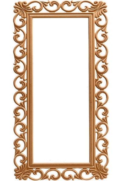 Bendegan 160'LIK Lilyum Dikdörtgen Ayna Çerçevesi Ham Cilasız