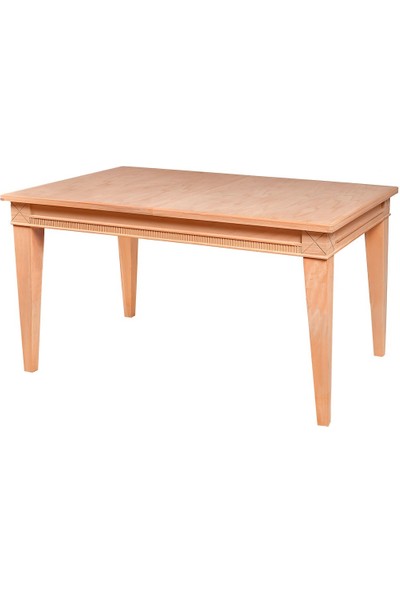 Bendegan 140'LIK Roma Ilaveli Masa Cilasız Ham Ahşap