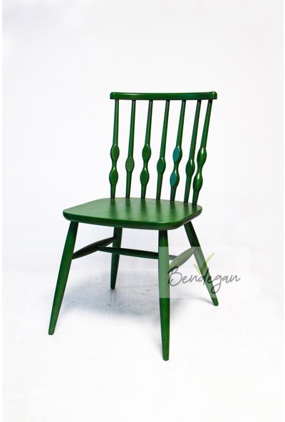 Bendegan Yeşil Eskitme Damla Sandalye