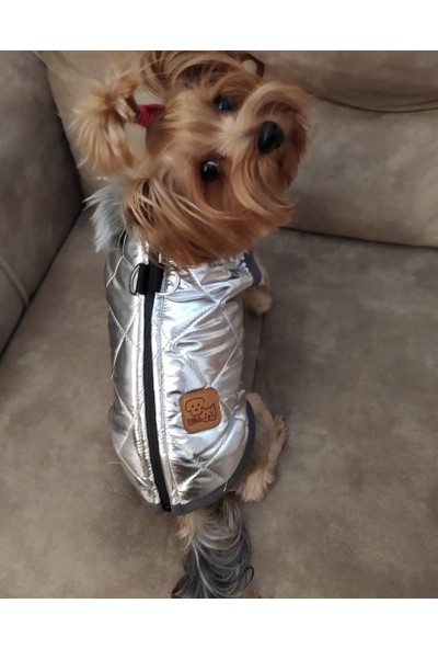 Luna Sırttan Açılır Gri Köpek Mont (Yelek) Su Geçirmez Köpek Kıyafeti Gri Xl Luna Sırttan Açılır Gri Köpek Mont (Yelek) Su Geçirmez Köpek Kıyafeti Gri Xl