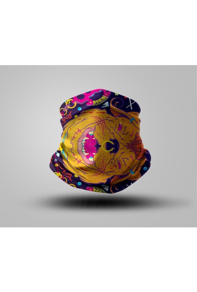 Kampf Mikro Fiber Taktiksel Fonksiyonel Outdoor Dikişsiz Boyunluk / Buff / Bandana - Dog Ring