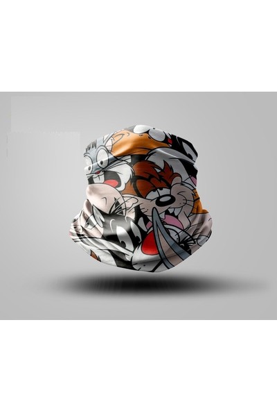 Kampf Mikro Fiber Taktiksel Fonksiyonel Outdoor Dikişsiz Boyunluk / Buff / Bandana - Looney Tunes Kampf Mikro Fiber Taktiksel Fonksiyonel Outdoor Dikişsiz Boyunluk / Buff / Bandana - Looney Tunes