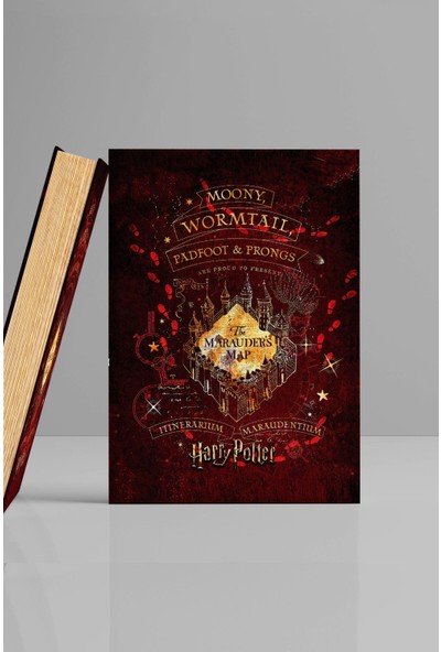 Gifi Kitap Görünümlü Dekoratif Kutu Harry Potter 16,5X24,5 cm Lisanslı Çapulcu Haritası Gifi Kitap Görünümlü Dekoratif Kutu Harry Potter 16,5X24,5 cm Lisanslı Çapulcu Haritası