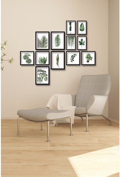 Nt Handmade 12 Parça Ahşap Tablo Seti Duvar Dekoru - Yeşil Yapraklar Salon Oturma Yatak Odası Için 75X60 cm Nt Handmade 12 Parça Ahşap Tablo Seti Duvar Dekoru - Yeşil Yapraklar Salon Oturma Yatak Odası Için 75X60 cm