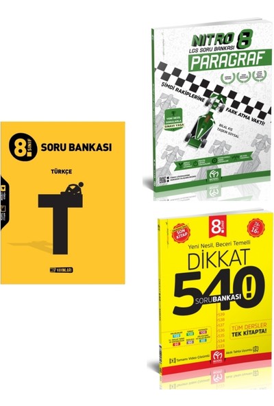 Hız Yayınları 8. Sınıf Türkçe Soru Bankası ve Model Yayınları Nitro Paragraf ve Son 540 Tüm Dersler Soru Bankası (Ciltli) Hız Yayınları 8. Sınıf Türkçe Soru Bankası ve Model Yayınları Nitro Paragraf ve Son 540 Tüm Dersler Soru Bankası (Ciltli)