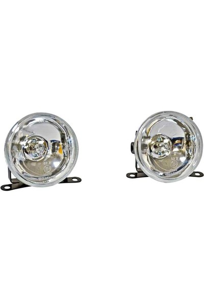 Carub Sis Farı Mini Yuvarlak Beyaz Küçük 6 cm 1 Tk 2 Ad E-Mark Belgeli