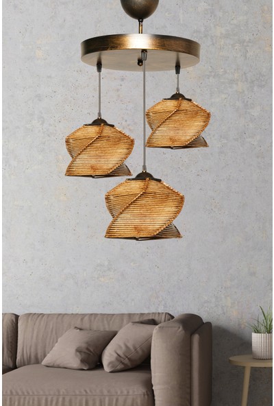 Hmydesign Sement 3'lü Avize Eskitme