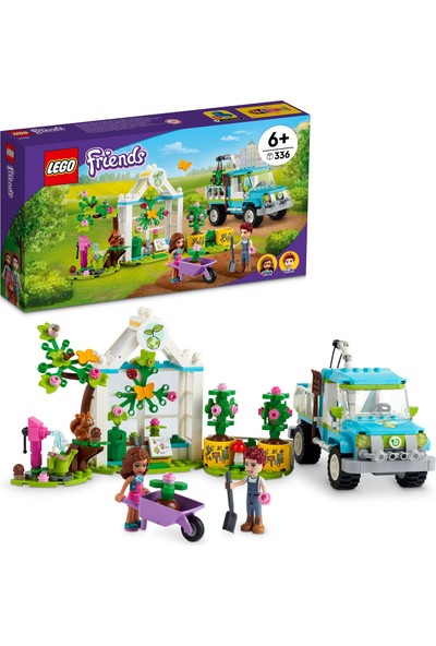 LEGO® Friends Ağaç Dikme Aracı 41707 – 6 Yaş ve Üzeri Çocuklar İçin Oyuncak Ağaçlar, Sera ve Kamyon İçeren Yaratıcı Oyuncak Yapım Seti (336 Parça) LEGO® Friends Ağaç Dikme Aracı 41707 – 6 Yaş ve Üzeri Çocuklar İçin Oyuncak Ağaçlar, Sera ve Kamyon İçeren Yaratıcı Oyuncak Yapım Seti (336 Parça)
