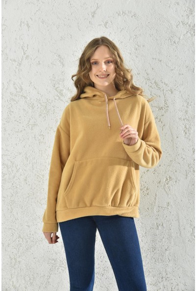 Rodi Kadın Polar Kanguru Cepli Sweat DS22KB051756