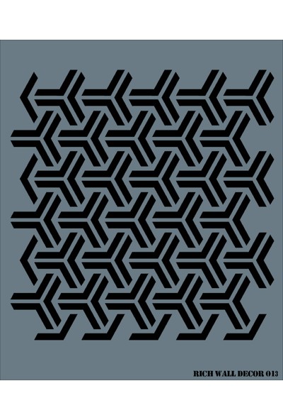 Rich WALLSTENCIL13 Stencil Wall Decor Seri-013 50 x 65 cm Rich WALLSTENCIL13 Stencil Wall Decor Seri-013 50 x 65 cm