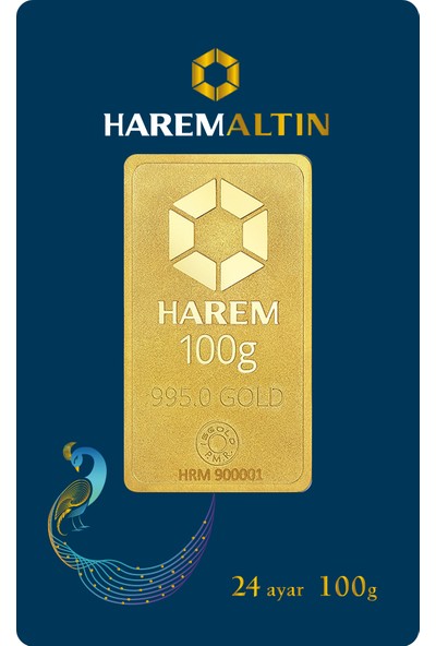 Harem Altın 100 gr Gram Külçe Altın Harem Altın 100 gr Gram Külçe Altın