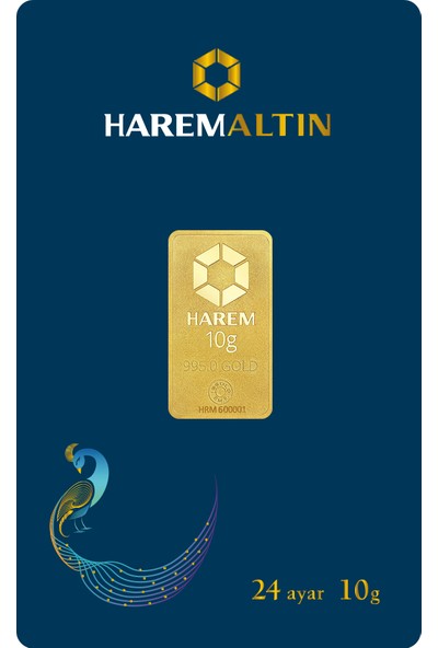 Harem Altın 10 gr Gram Külçe Altın