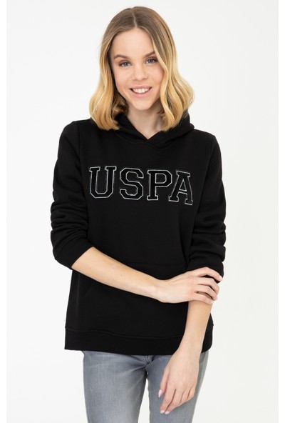 U.S. Polo Assn. Siyah Sweatshirt Basic 50249241-VR046 U.S. Polo Assn. Siyah Sweatshirt Basic 50249241-VR046