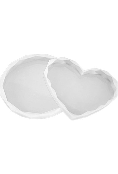 Dıy Epoksi Coaster Silikon Kalıp Heater Yuvarlak Reçine Döküm Kalıp Sabun Yapımı