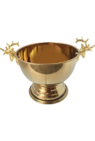 1 Parça Buz Kovası Uygun Avrupa Tarzı Malzemeleri Bar Golden Için Taşınabilir Sturdy