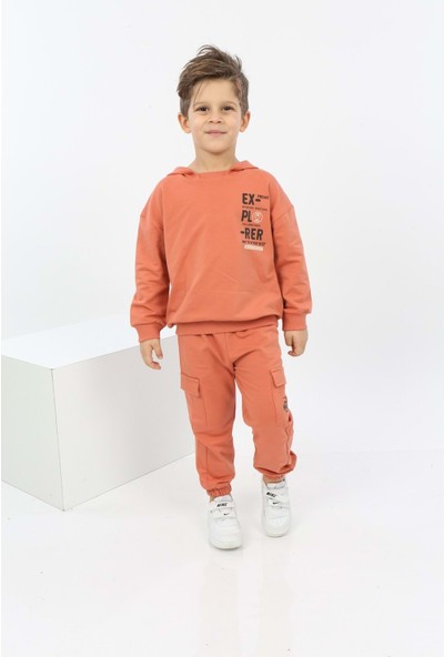 Toontoy Kids Toontoy Erkek Çocuk Explorer Baskılı Eşofman Takım