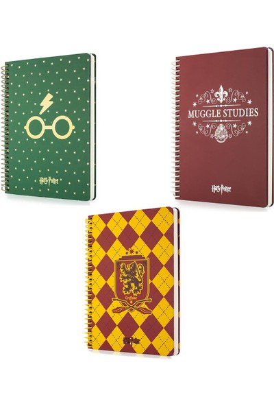 Mabbels Harry Potter Butik Defter Seti 3'lü Mabbels Harry Potter Butik Defter Seti 3'lü