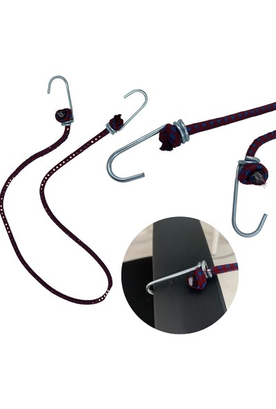 Tekno İstanbul Bisiklet Araba Motosiklet Kancalı Bagaj Gergi Lastiği Sabitleme