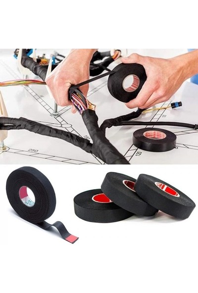 Isıya Dayanıklı Kalıntı Bırakmayan Alev Çok Amaçlı Yalıtım Bantı (15 Metre)