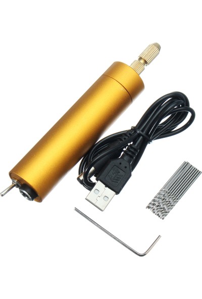 Top 5V Dc Mini Alüminyum Elektrik Motor El Matkabı + Ahşap (Yurt Dışından) Top 5V Dc Mini Alüminyum Elektrik Motor El Matkabı + Ahşap (Yurt Dışından)