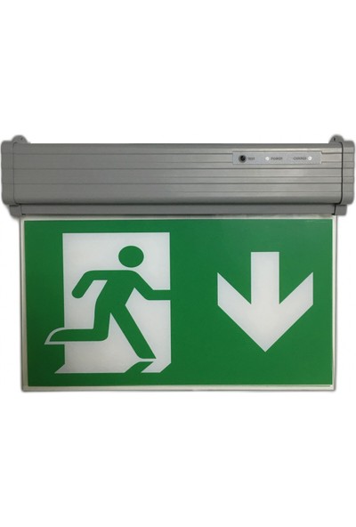 SG052 Çift Yönlü Acil Yönlendirme Armatürü (Zincirli) Aşağı