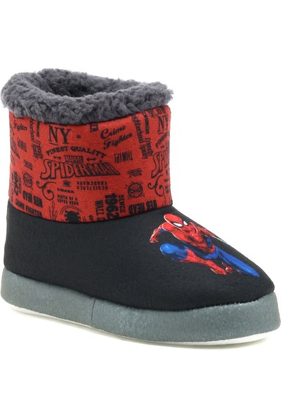 Spiderman VEMOR.P1PR Siyah Erkek Çocuk Panduf